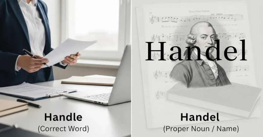 Handle or Handel: Correct Spelling, Meaning And Usage